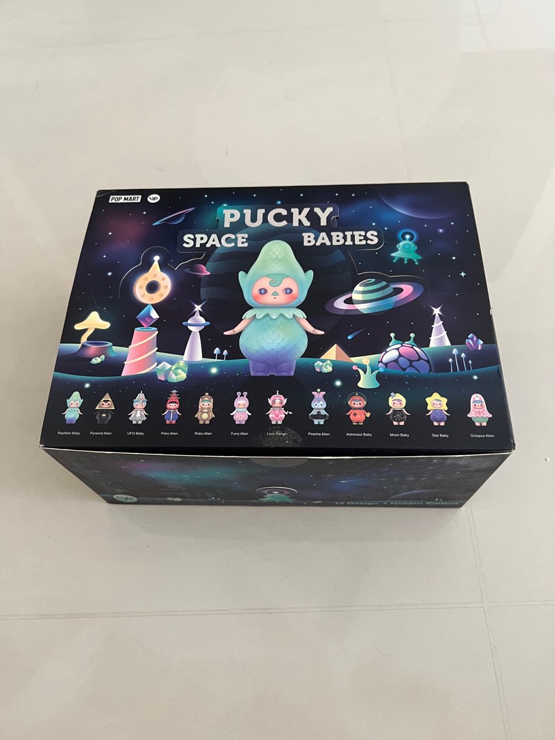 Pucky Space Babies Full Set with Secret (Rocket Baby) Pop Mart, Hobbies ...