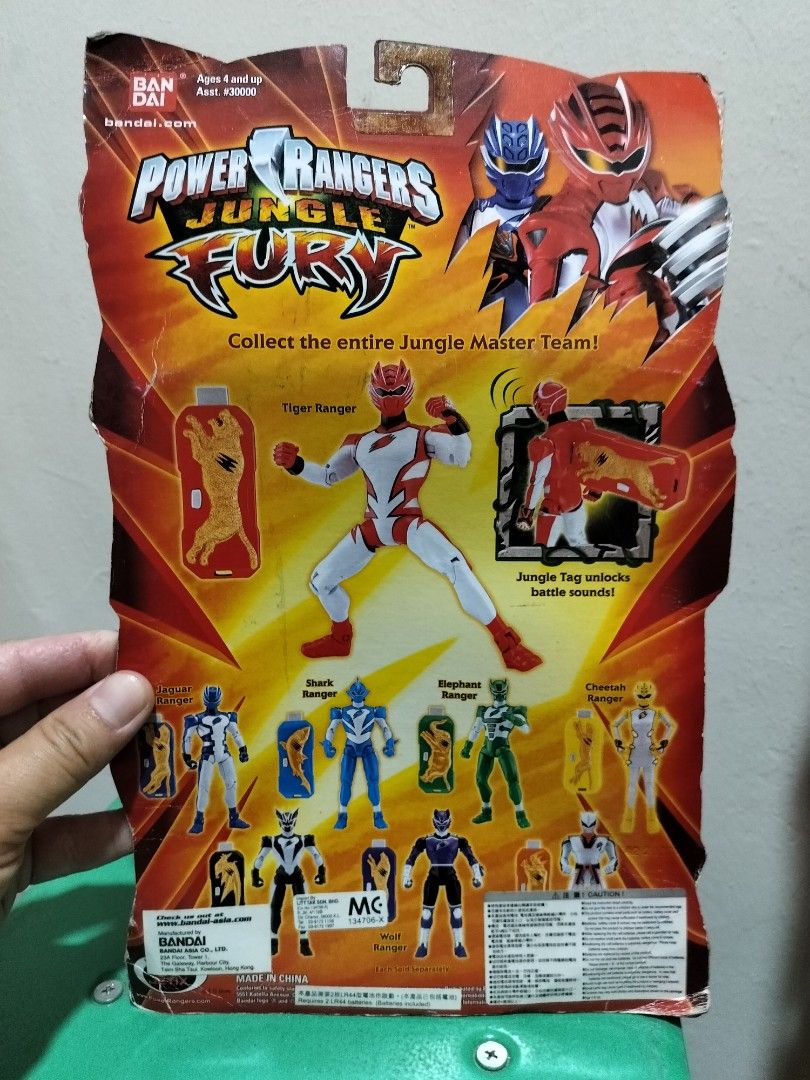 Power Rangers Jungle Fury - Jungle Master Cheetah Ranger, Hobbies ...