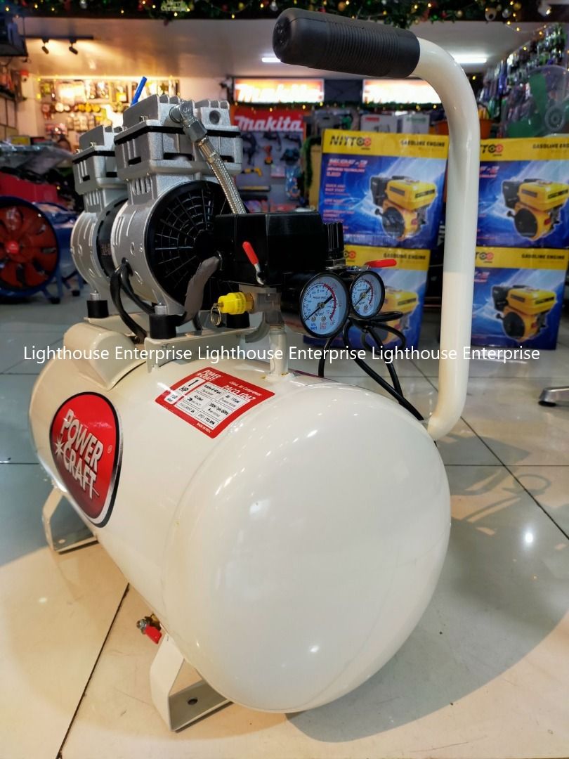 Powercraft 1HP 42L Oil-less Silent Type Air Compressor (PACO 1042 ...
