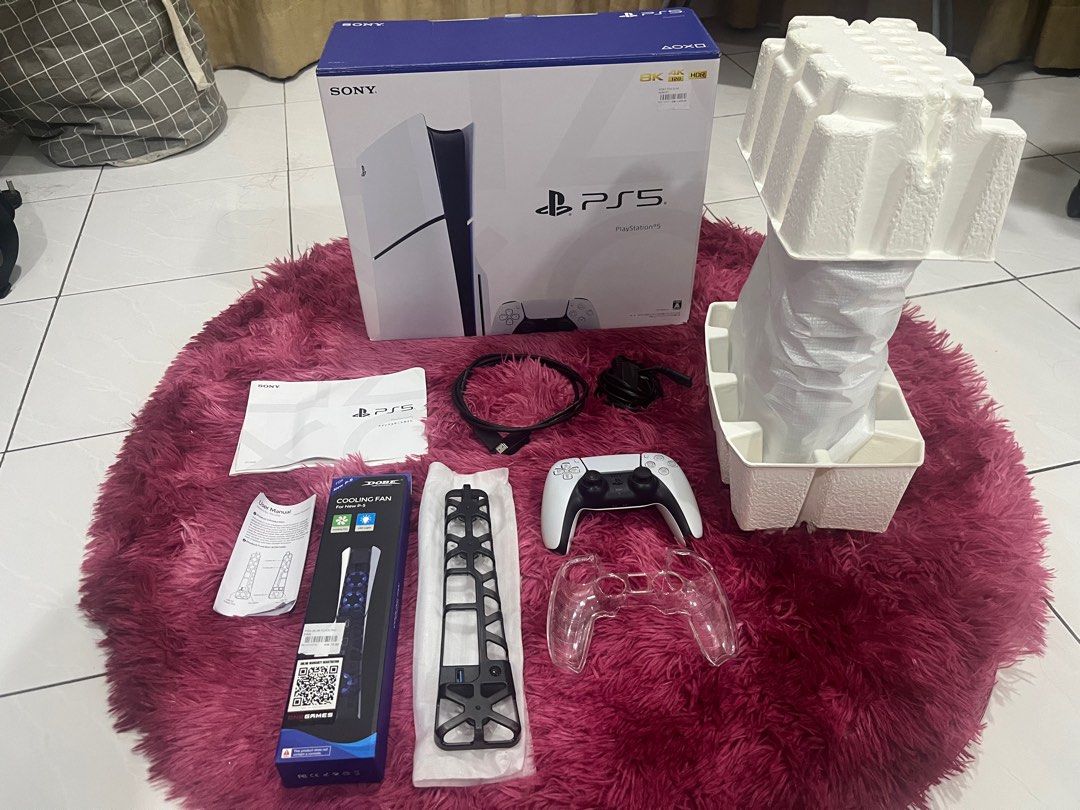 PS5 Slim Disc Version (FULL SET), Video Gaming, Video Game Consoles ...
