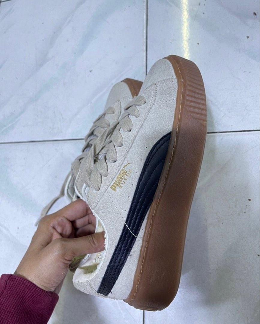 PUMA Womens Suede Core Platform Sneaker, Women's Fashion, Footwear ...