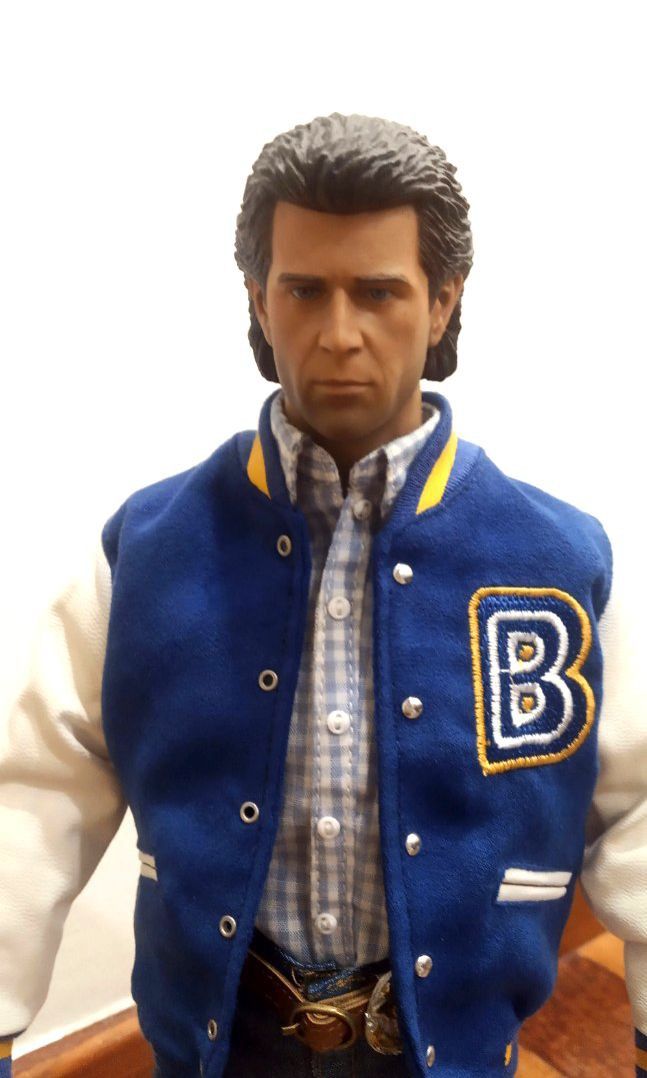 Rare 1/6 Lethal Weapon MARTIN RIGGS Baseball Jacket Mel Gibson custom ...
