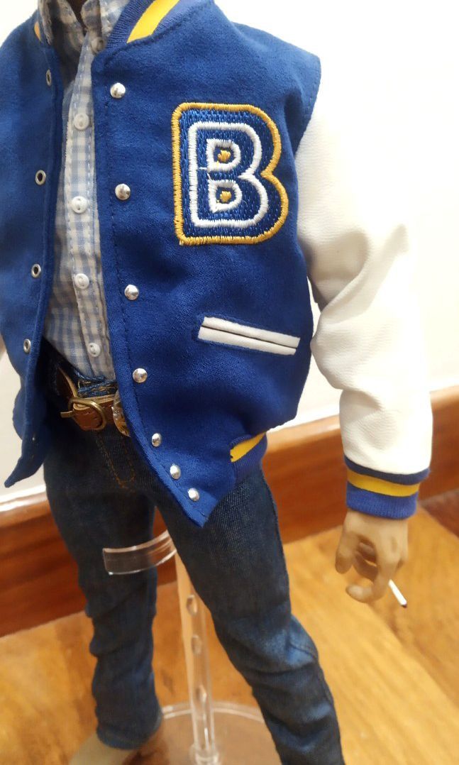 Rare 1/6 Lethal Weapon MARTIN RIGGS Baseball Jacket Mel Gibson custom ...