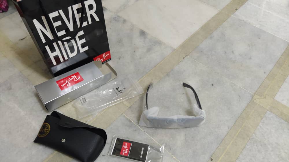 rayban wayferer rb2140 matte black, Women's Fashion, Watches ...