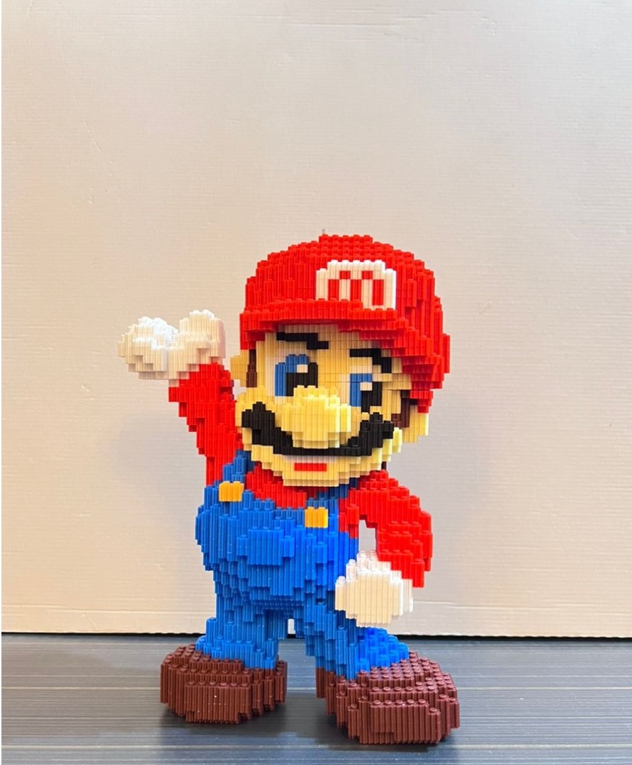 Ready assembled Mario building blocks model, Hobbies & Toys, Toys ...