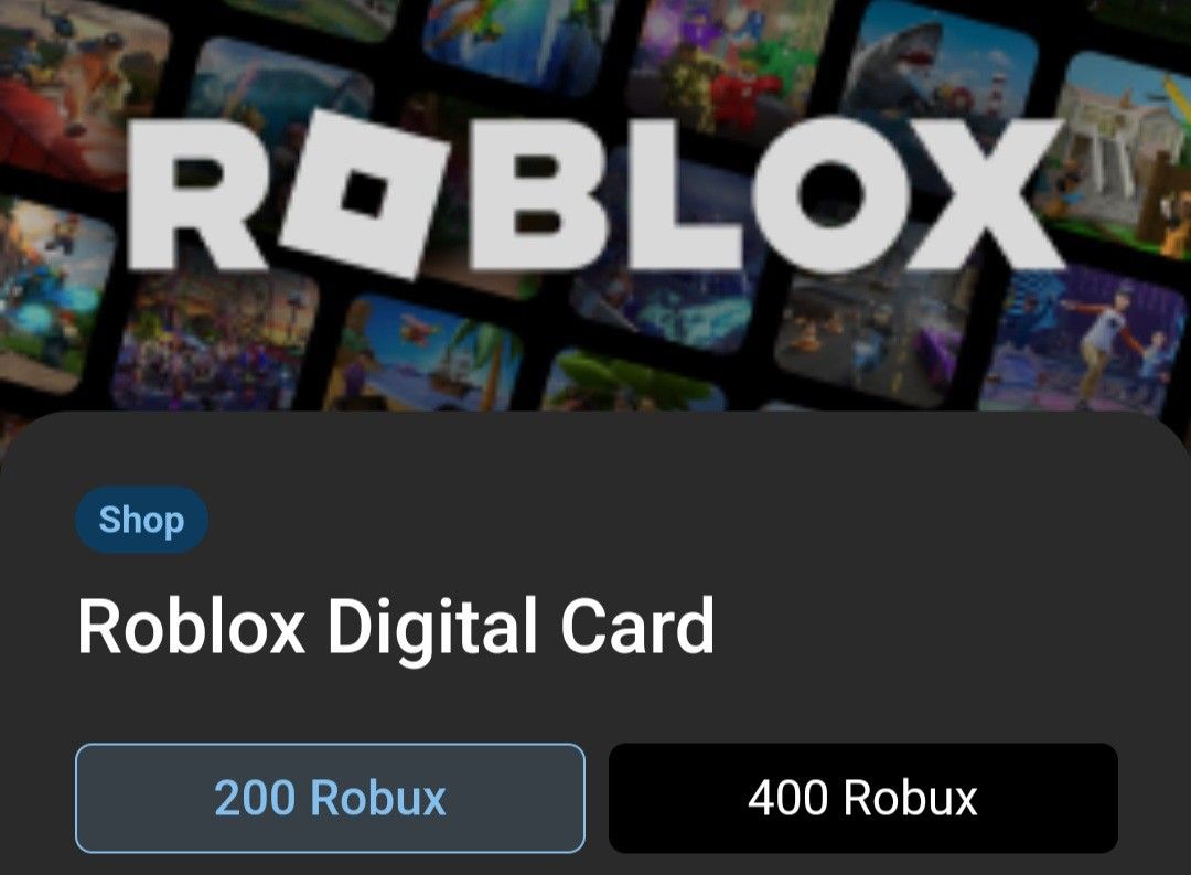 Roblox 200 ROBUX, Video Gaming, Video Games, Others on Carousell