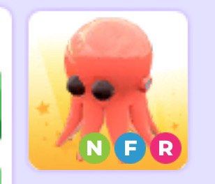 Roblox Adopt Me Neon Fly Ride Octopus Adopt Me NFR Octopus, Video ...