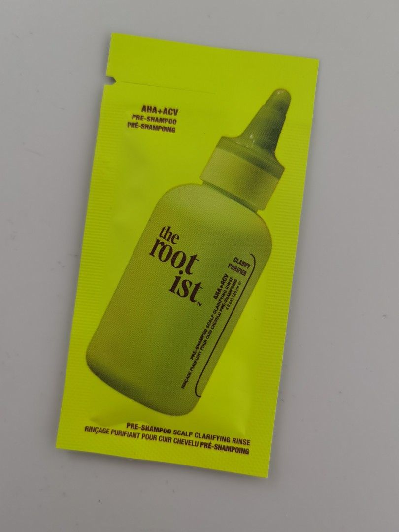 The Rootist AHA+ACV Pre-Shampoo Scalp Clarifying Rinse sample 8ml x4 ...