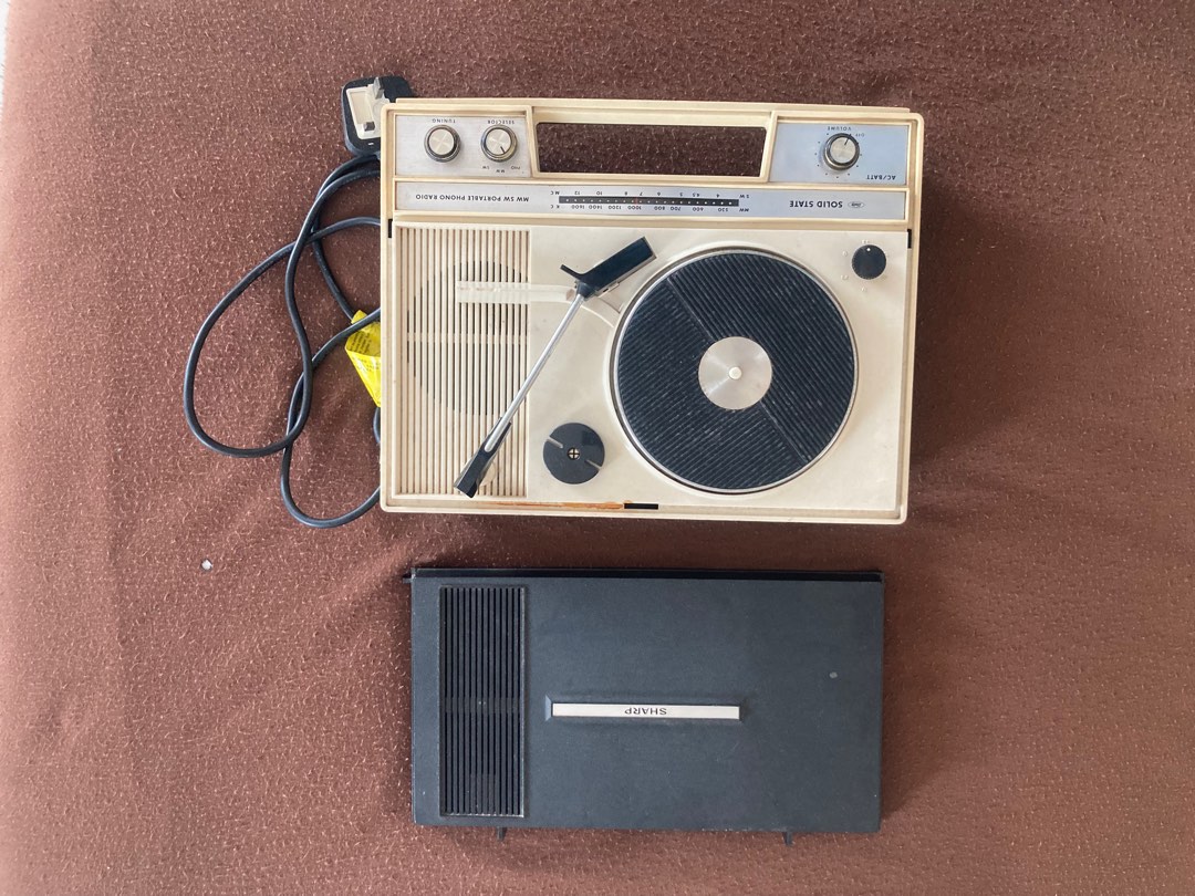Sharp Solid State Turntable, Audio, Portable Music Players on Carousell
