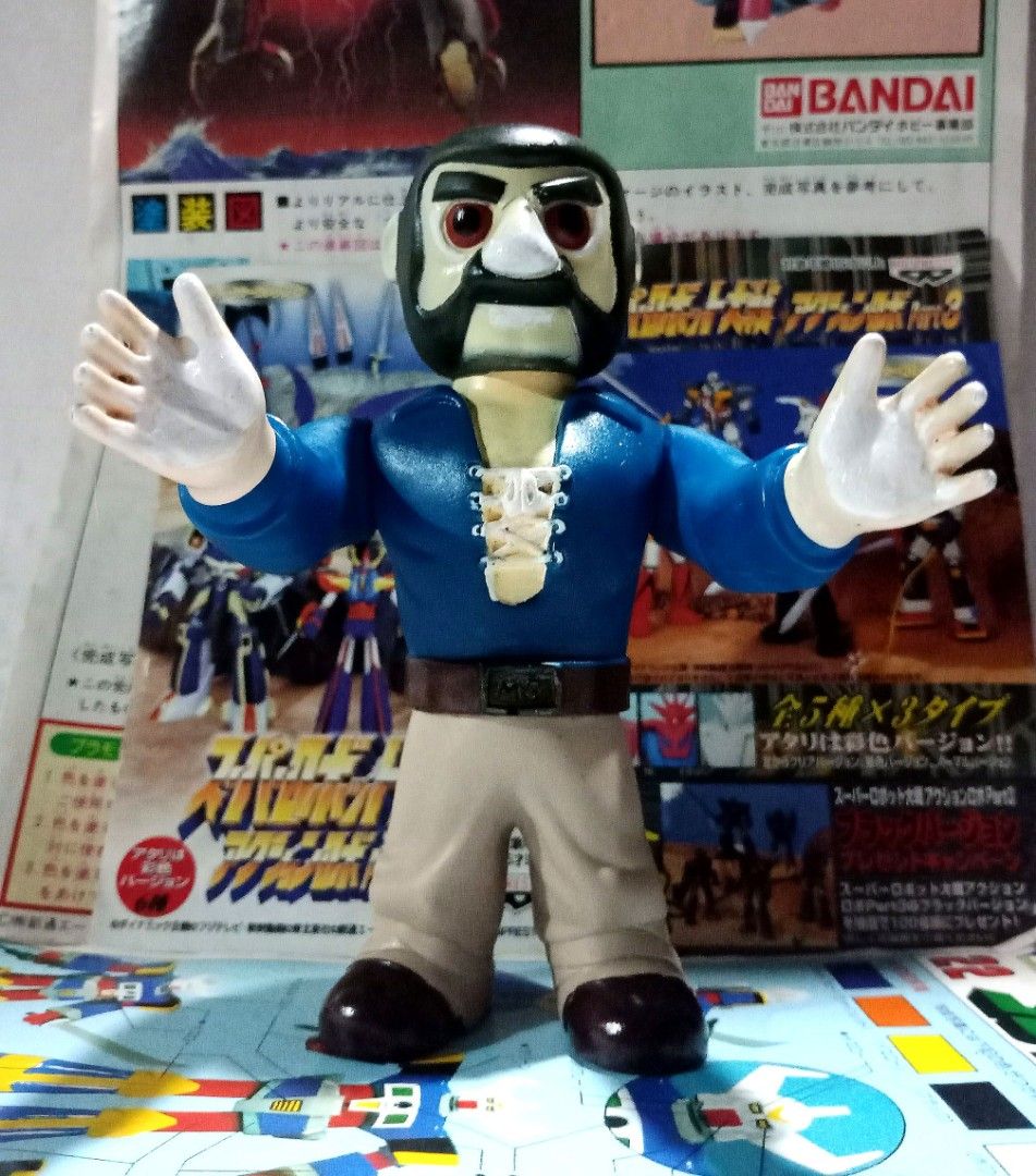 Sofubi action figure 70s vintage bullmark made in japan kaiju medeival giant retro toy, Hobbies ...