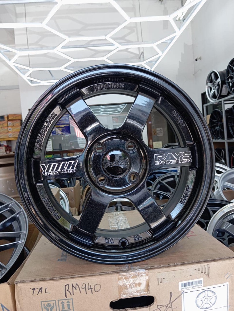 SPORT Rim TE37 15" VIOS YARIS BEZZA MYVI SAGA AXIA CITY JAZZ ALMERA MAZDA2 , Auto Accessories on ...