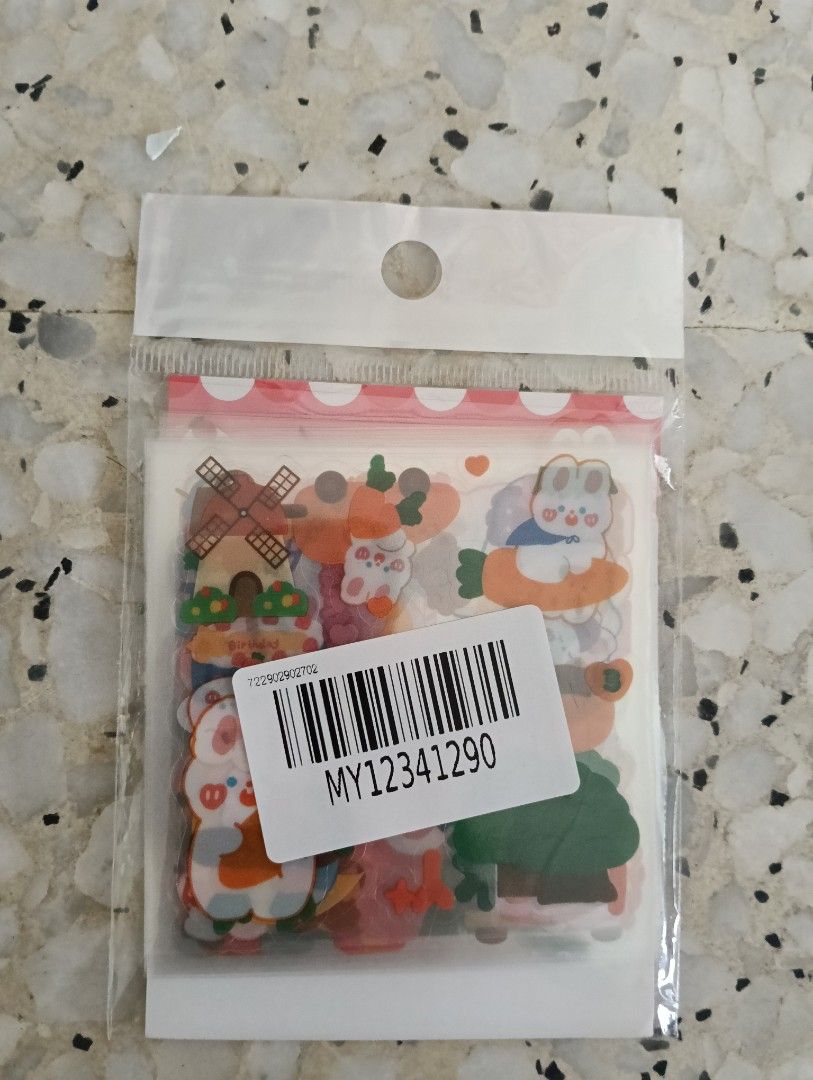 Stickers 2 packs in 1 unit (RM6), Hobbies & Toys, Stationery & Craft ...