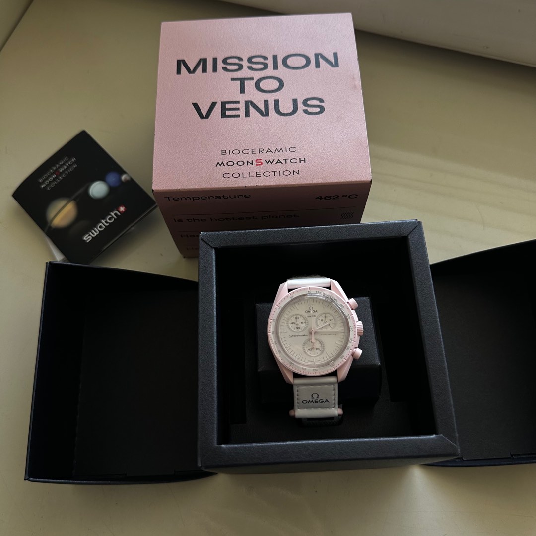 Swatch x Omega Mission to Venus watch, Women's Fashion, Watches ...