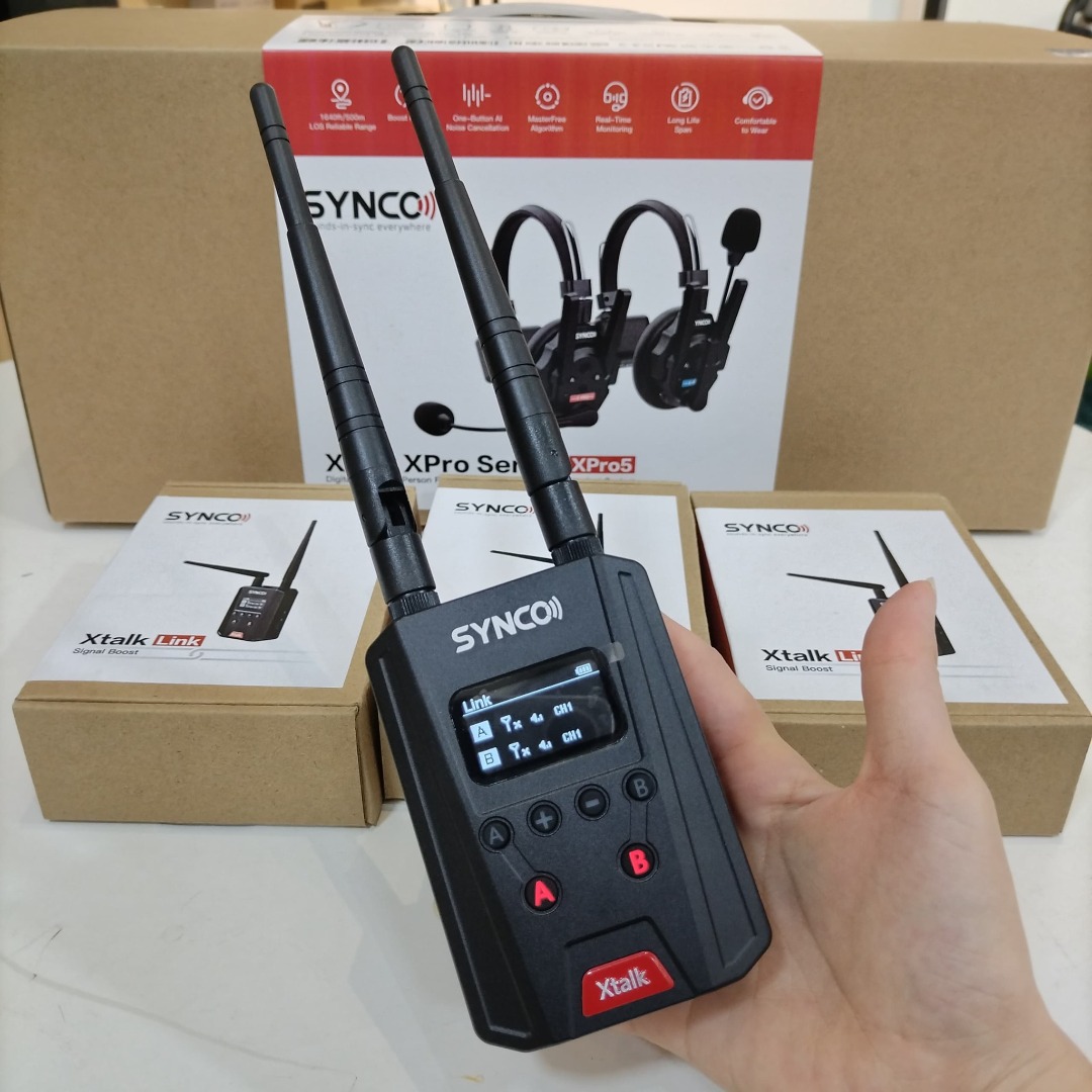 SYNCO Xtalk Link Signal Booster Hub For Xtalk Wireless Intercom System ...
