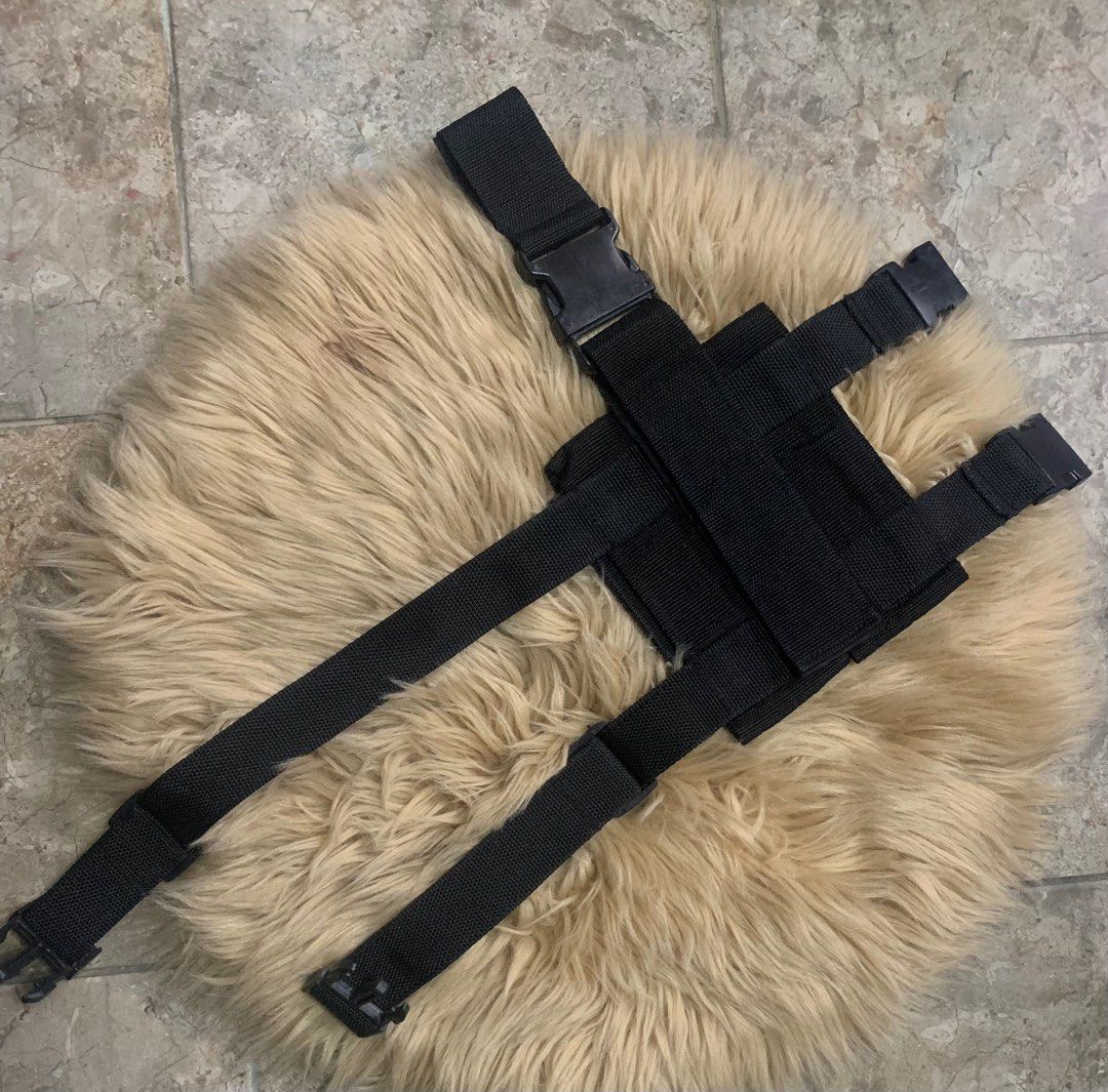 Tactical Army Military leg bag waist thigh bag gerber gear pouch black ...
