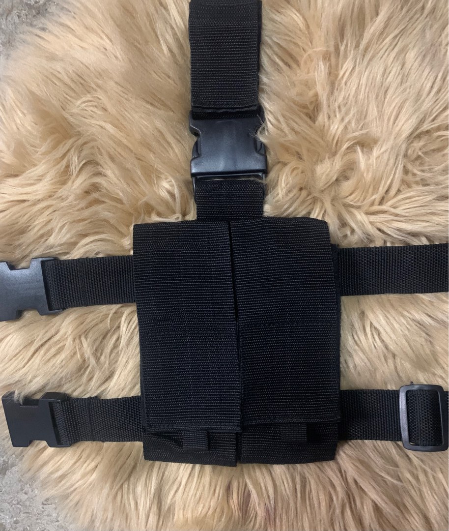 Tactical Army Military leg bag waist thigh bag gerber gear pouch black ...