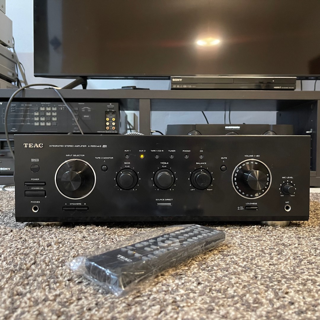 TEAC A-R650 MK II integrated stereo amplifier, Audio, Soundbars ...