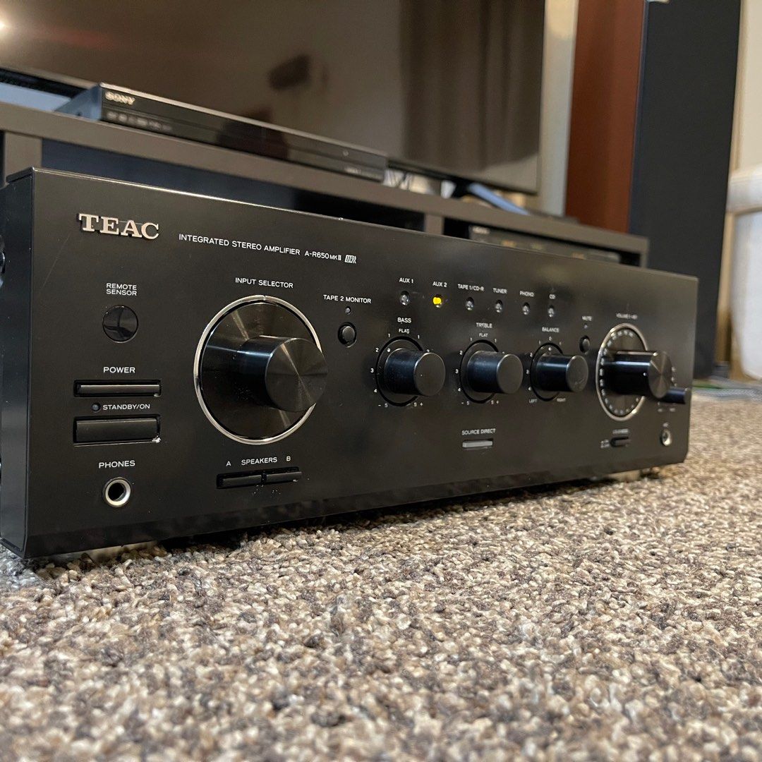 TEAC A-R650 MK II integrated stereo amplifier, Audio, Soundbars ...