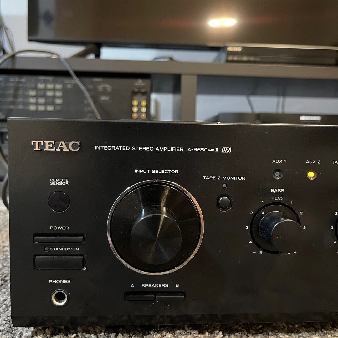 TEAC A-R650 MK II integrated stereo amplifier, Audio, Soundbars ...