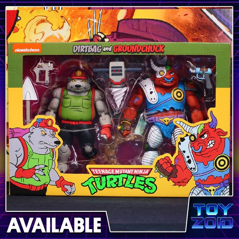 Teenage Mutant Ninja Turtles Cartoon Dirtbag & Groundchuck 2 Pack TMNT ...