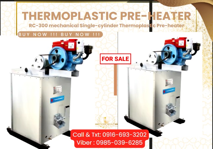 Thermoplastic Pre-heater Model : RC-300 mechanical Single-cylinder Thermoplastic Pre-heater ...