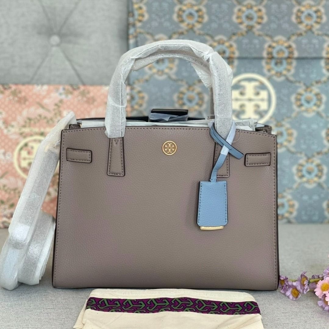 Tory Burch 73625 Walker Small Satchel Bag in Refined Italian Leather ...
