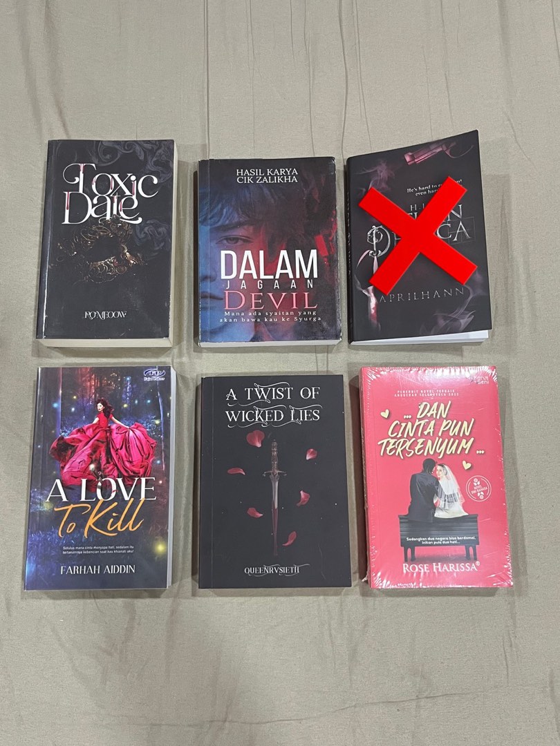 TOXIC DATE - RM 30 DALAM JAGAAN DEVIL - RM 30 A LOVE TO KILL - RM 23 A ...