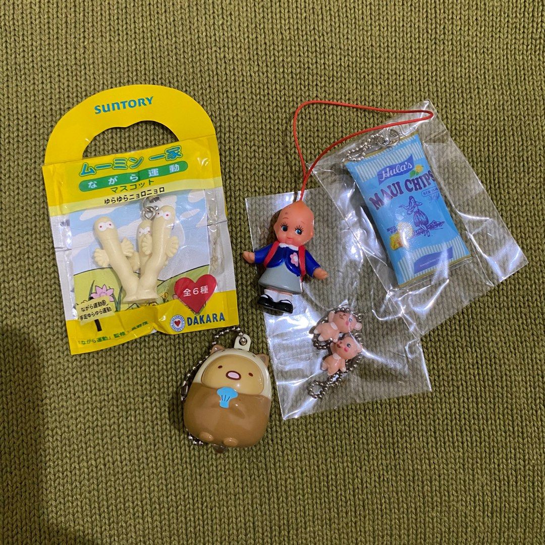 trinkets gotochi japan keychain gantungan kunci kewpie sumiko moomin ...