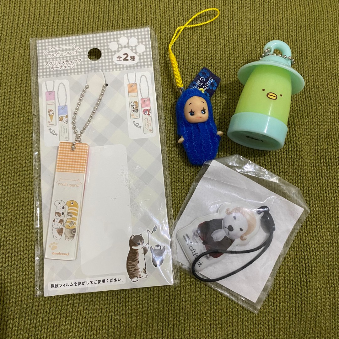 trinkets gotochi japan keychain gantungan kunci kewpie sumiko moomin ...