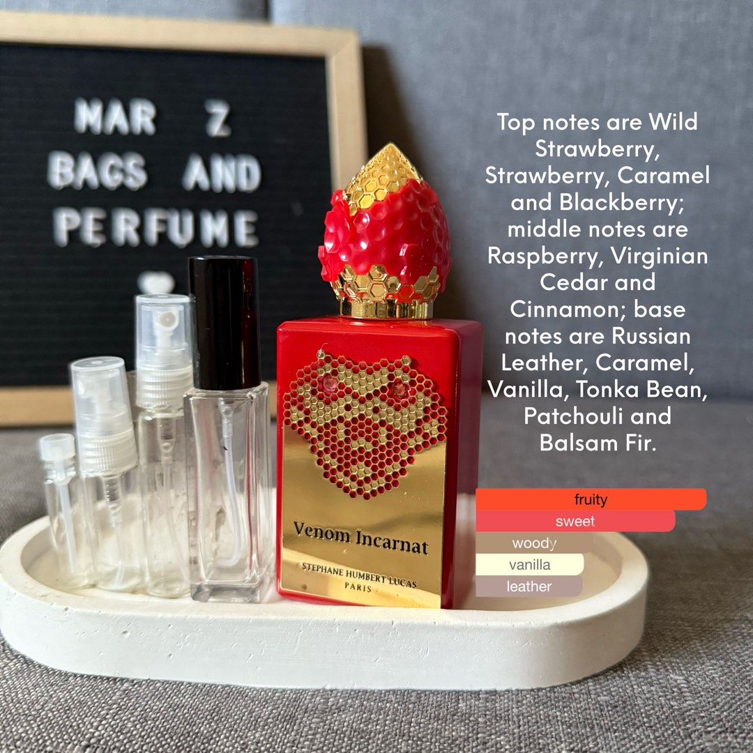 Venom Incarnat decant only, Beauty & Personal Care, Fragrance ...