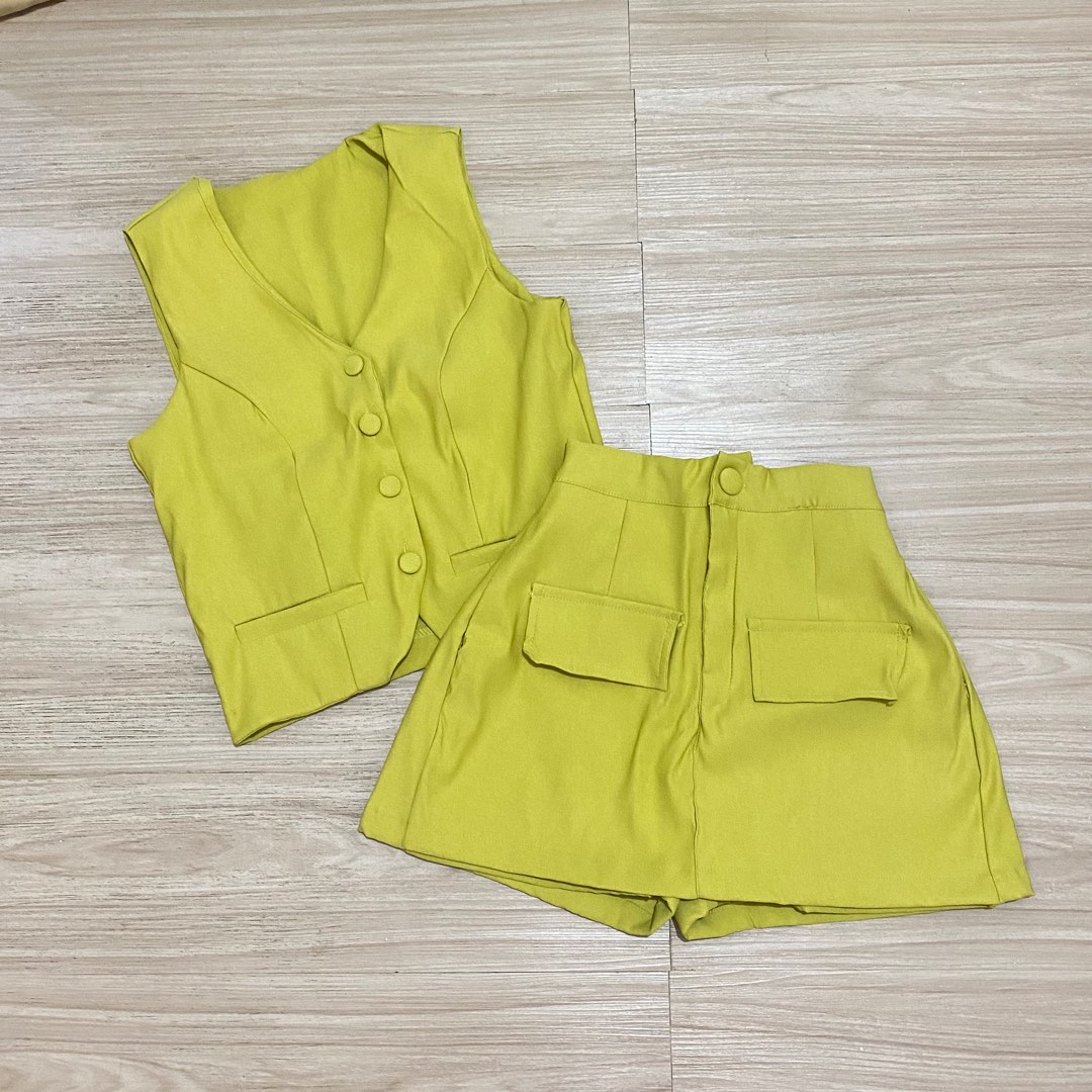 Vest and skort coords, Women's Fashion, Dresses & Sets, Sets or ...