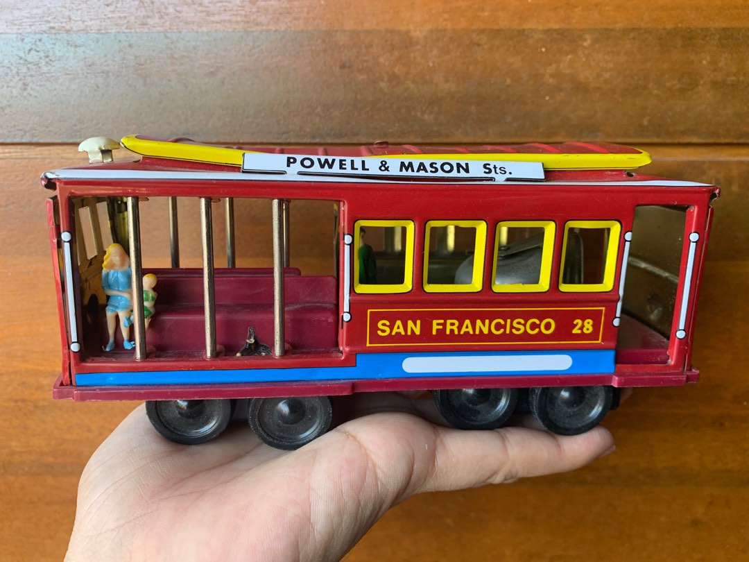 Vintage Friction Tin Litho Toy San Francisco Cable, Hobbies & Toys ...