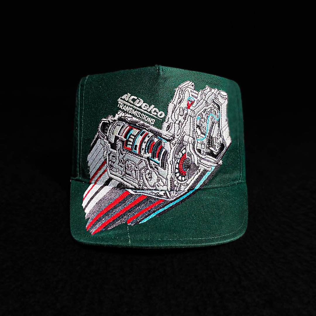 VINTAGE HAT RARE - AC DELCO TRANSMISSIONS, Fesyen Pria, Aksesoris, Topi ...