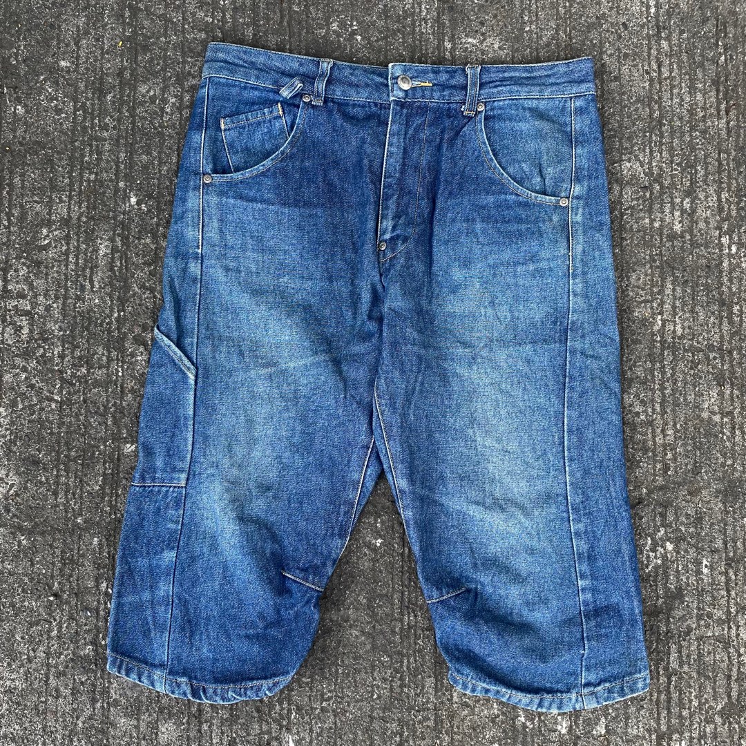 Vintage Vans denim jorts, Men's Fashion, Bottoms, Shorts on Carousell