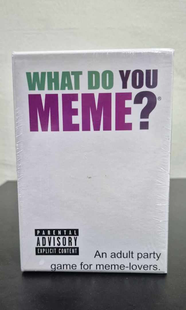 What Do You Meme Card Game Games Party Fun Funny Family Board Game ...