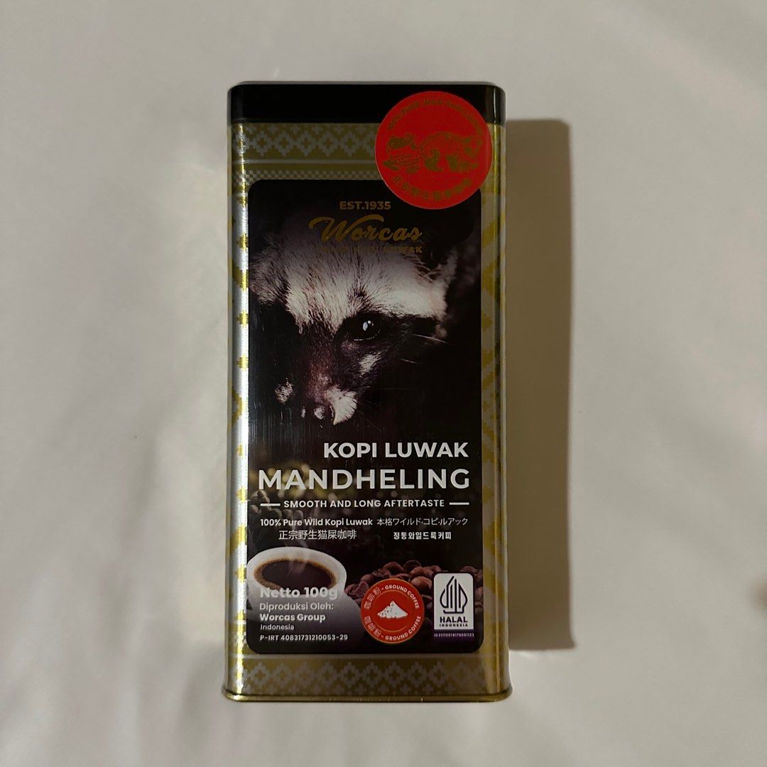 Worcas Wild Kopi Luwak, Food & Drinks, Beverages on Carousell