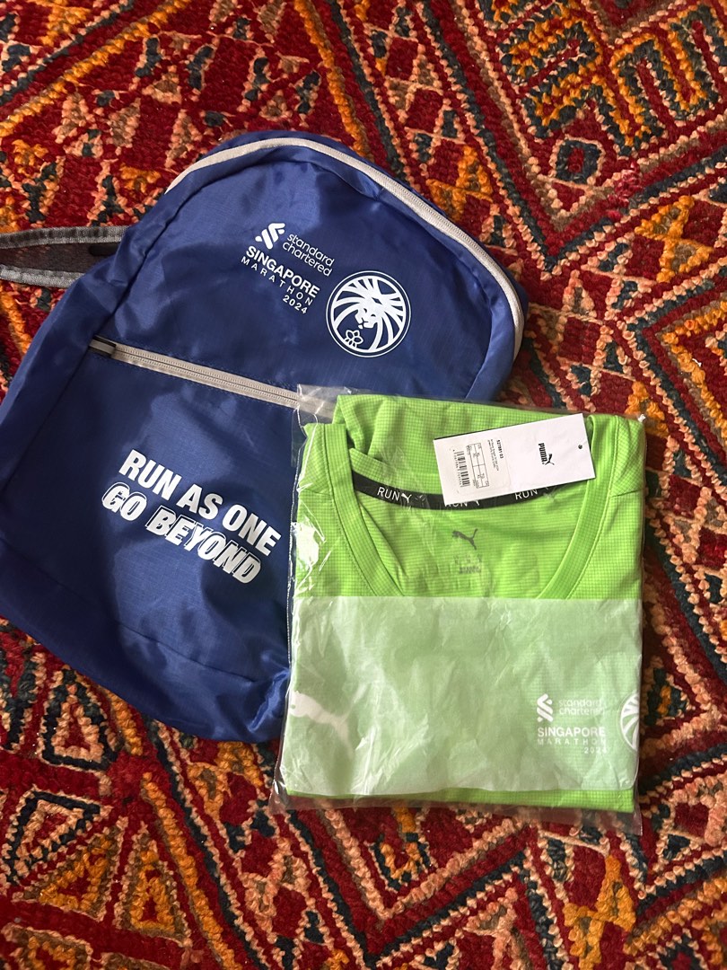 Men’s XL Puma Dry Fit Singlet (SCSM 2024) with packable travel bag pack ...