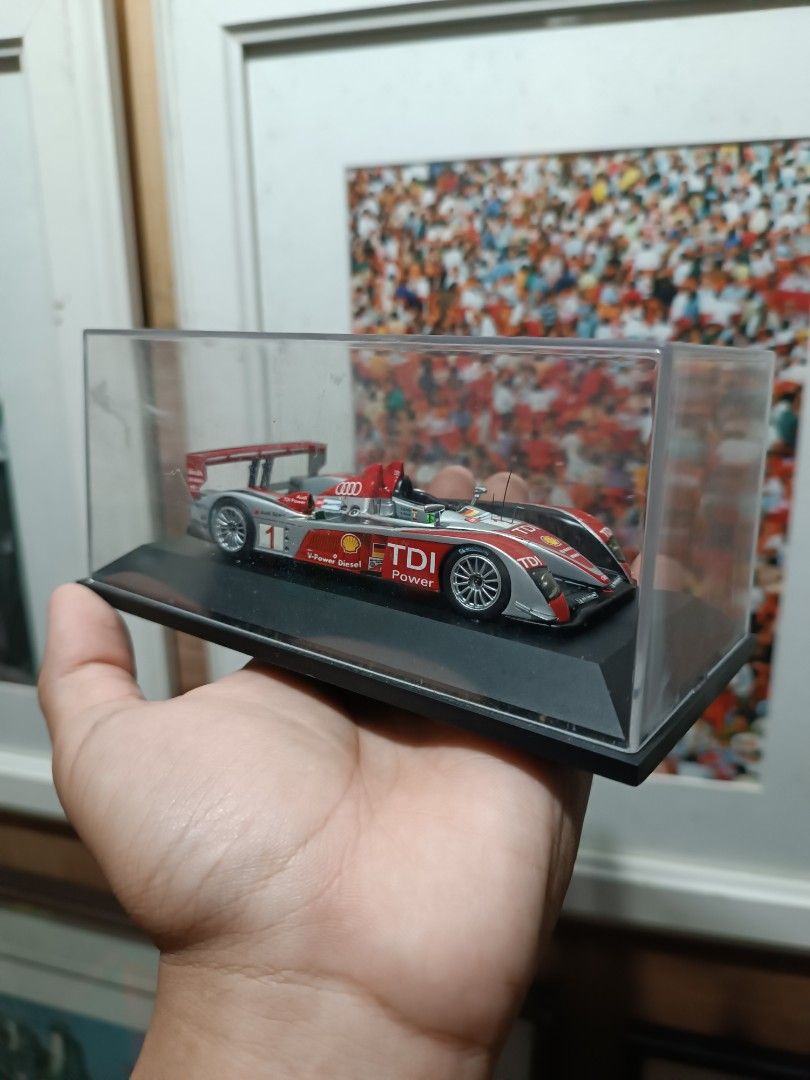 1/43 Audi R10 TDI Le Mans 2008 Biela / Pirro / Werner Display Car toy ...