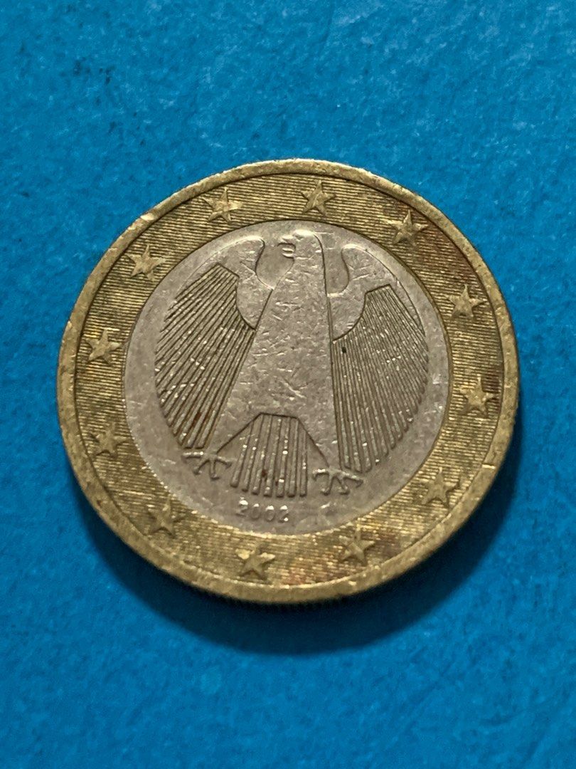 2002 German 1 Euro coin, Hobbies & Toys, Memorabilia & Collectibles ...