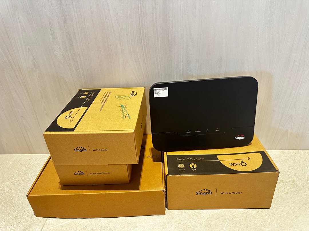 3 routers and 2 wire mesh for Singtel users, Computers & Tech, Parts ...