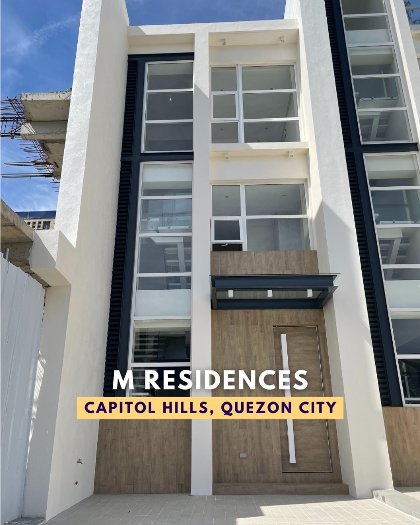 5BR Townhouse For Sale in M Residences, Capitol Hills, Quezon City ...