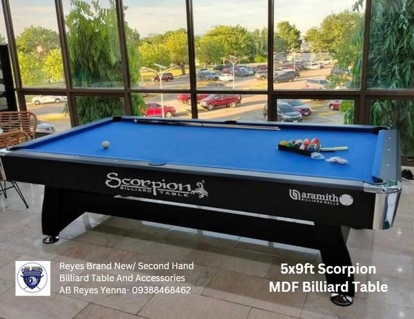5X9FT SCORPION MDF BILLIARD TABLE, Sports Equipment, Sports & Games ...