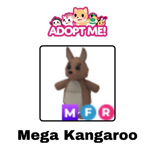Adopt Me Mega Kangaroo, Video Gaming, Gaming Accessories, In-Game ...