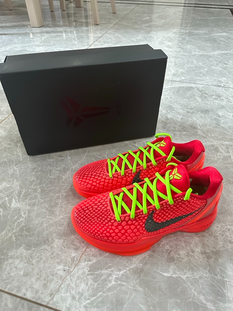 ALll size Kobe 6 Reversed Grinch, Men's Fashion, Footwear, Sneakers on ...