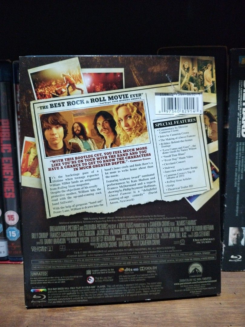 Almost Famous The Bootleg Cut Director's Edition Blu-ray (with ...