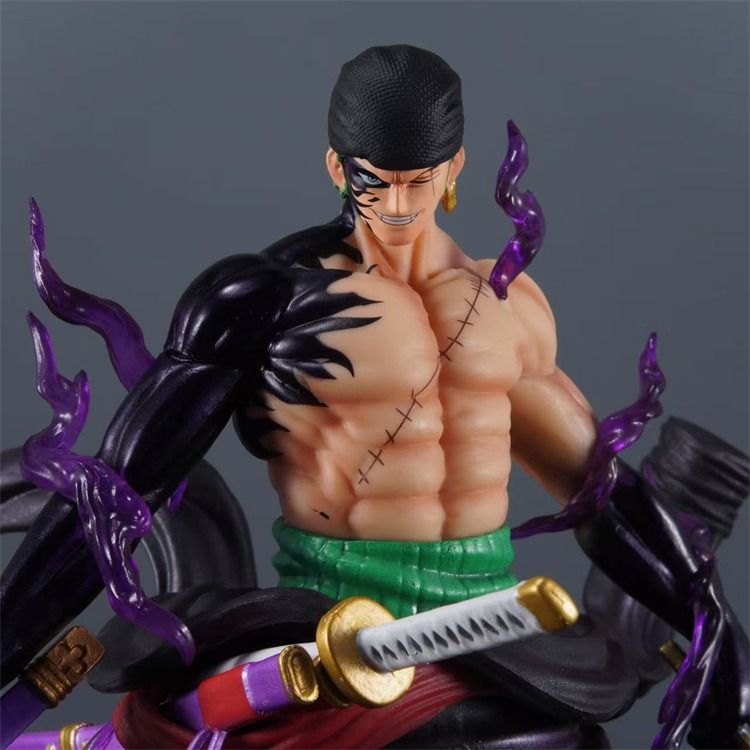 Anime One Piece Roronoa Zoro PVC Statue Figure Kaido Luffy Zoro Sanji ...