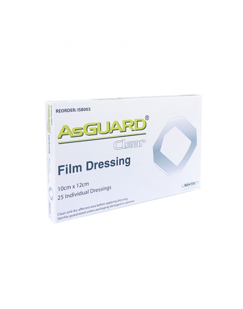 AsGUARD® Clear Film Dressing 10cm x 12cm - Expiry Sep 2026, Health ...