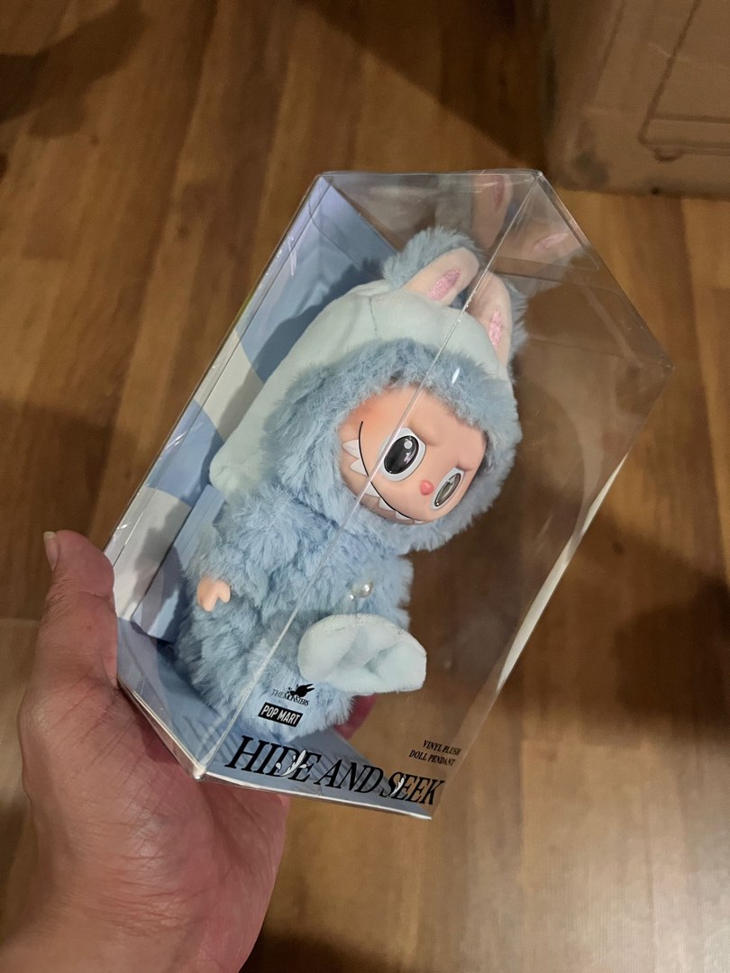 authentic LABUBU Merbubu Popmart Lazy Yoga Lay Down Zone Out Sweating ...