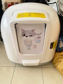 2024 HMPET Fully Automatic Litter Box, Cat Smart Self-cleaning Litter ...