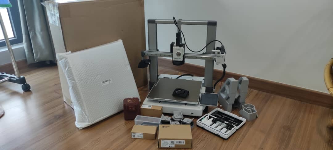 Bambu Lab A1 Combo Fully modded, Computers & Tech, Printers, Scanners ...